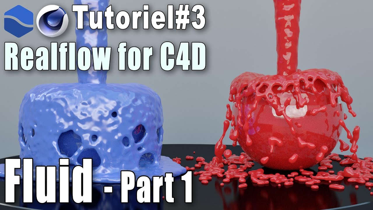 Realflow for C4d - TUTORIEL #3 - Fluid - part 1 - YouTube