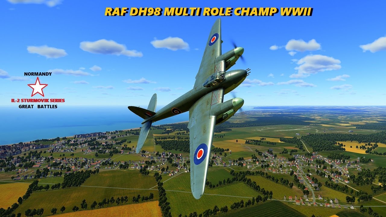 iL-2 Great Battles RAF DH98 Mosquito Let's Fly it in game 4K UHD #4ktv ...