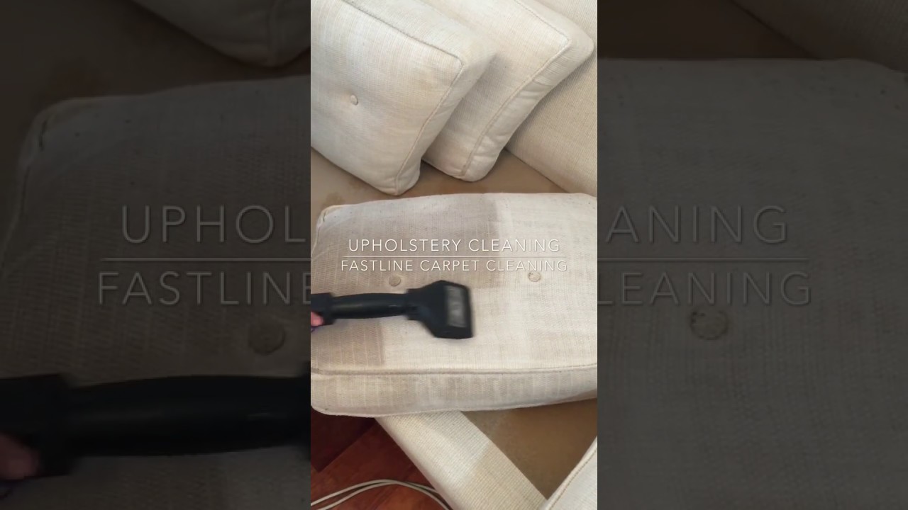 Unbeliveable Upholstery Cleaning By Fastline Steam Cleaners - YouTube