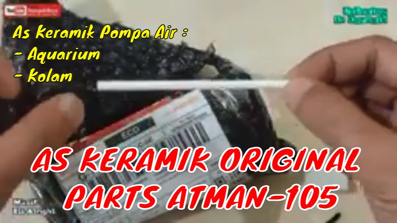 AS IMPELLER KERAMIK ORIGINAL PARTS ATMAN-105 - YouTube
