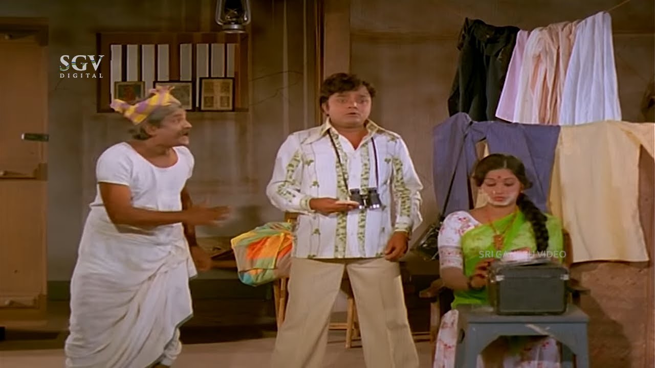 Musuri Daughter and Dwarakish Super Comedy Scene | Preethi Madu ...