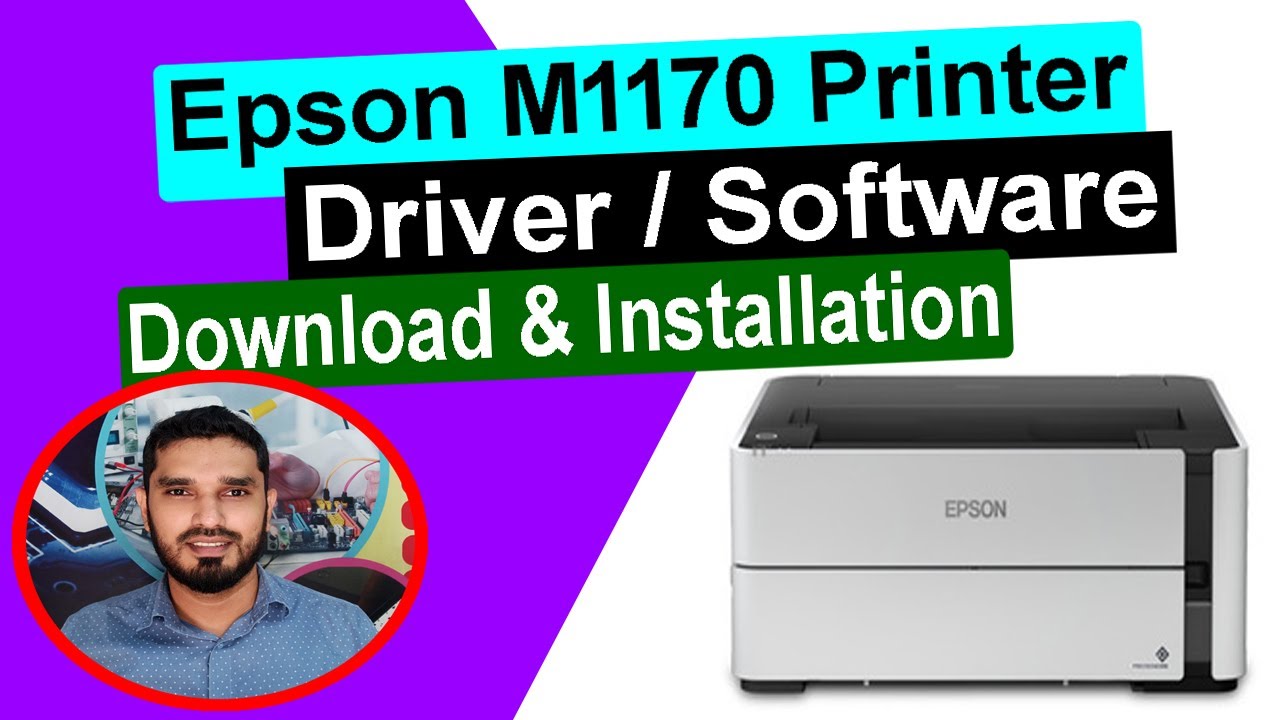 Epson M1170 Printer Driver Download & Installation In Windows 10 ll ...