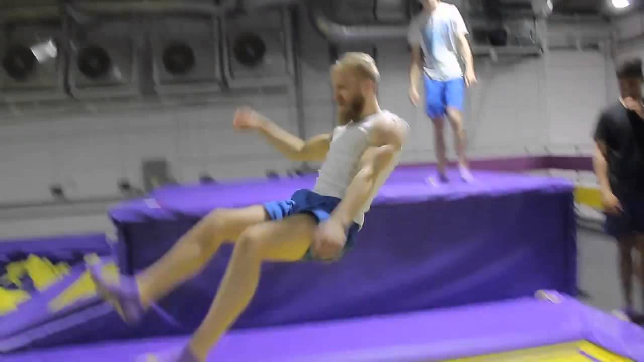 INSANE TRAMPOLINE PARK TRICKS - Gravity Force UK - YouTube