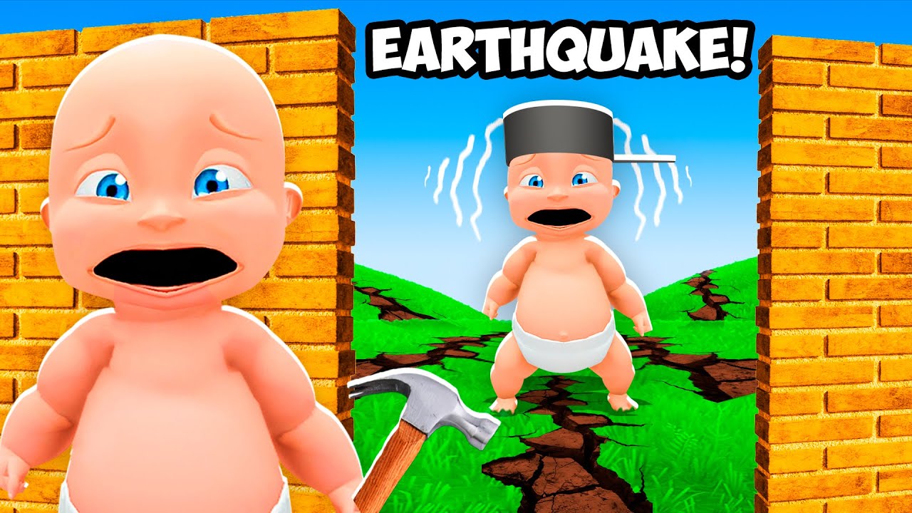 Baby Builds To SURVIVE NATURAL DISASTERS! - YouTube