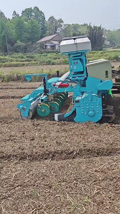 YongXiang Smart Seed Drill for Rice Planting - YouTube