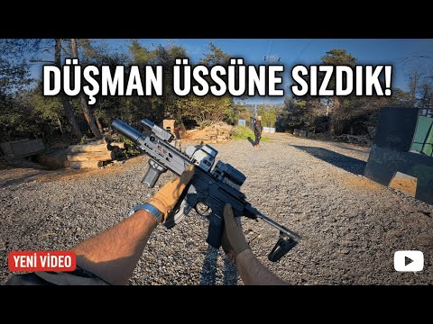 DÜŞMAN ÜSSÜNE SIZDIK! İSTANBUL AIRSOFT ALANINDA ZOR MÜCADELE!