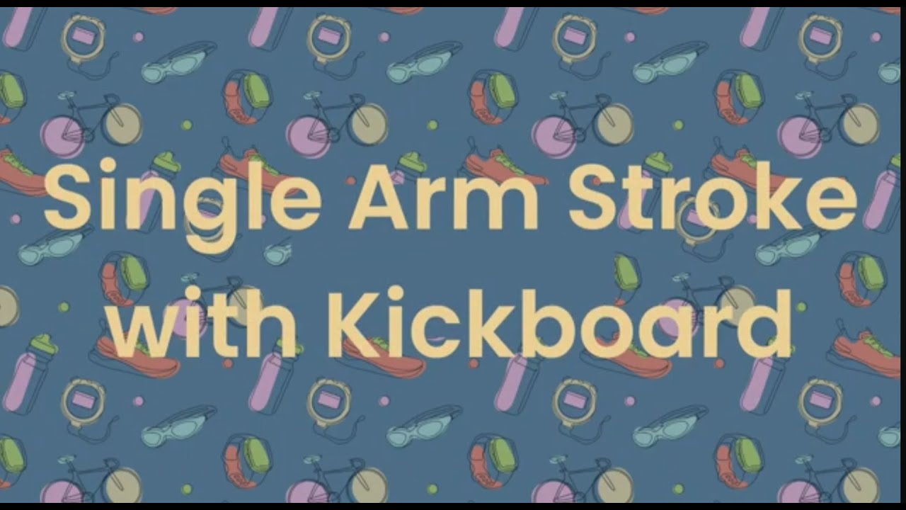 Single Arm Stroke with Kickboard - YouTube