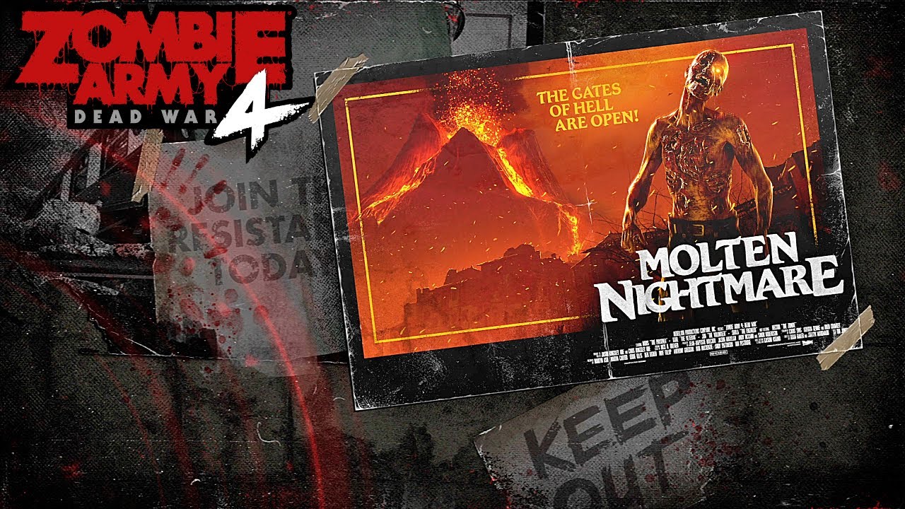 MOLTEN NIGHTMARE | Zombie Army 4 Dead War Walkthrough Gameplay | Part 6 ...