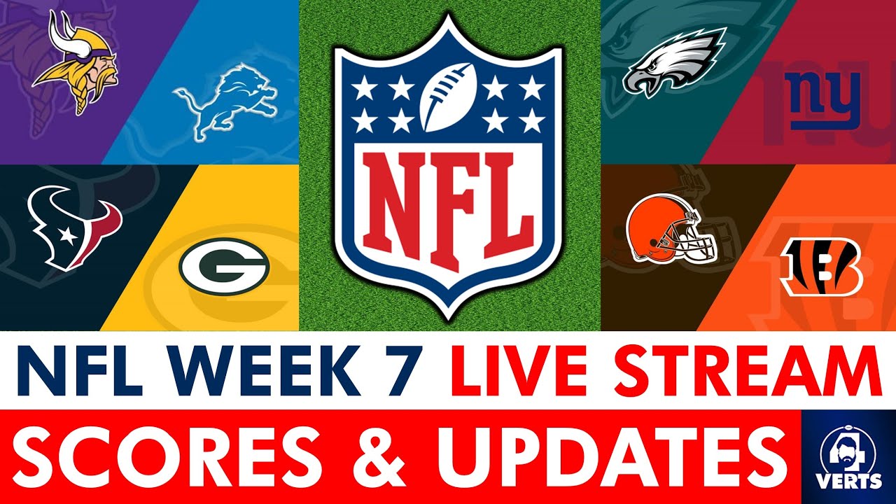 NFL Week 7 LIVE Scores & Updates: Vikings-Lions, Packers-Texans, Eagles ...