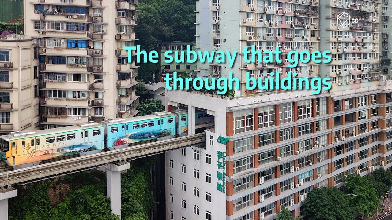 The Subway That Goes Through Buildings - YouTube