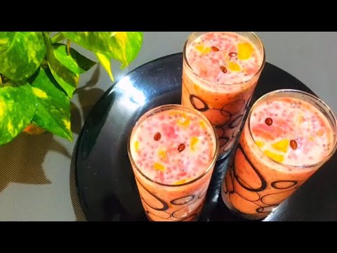 Thannimathan mango drink!!Iftar drink. - YouTube