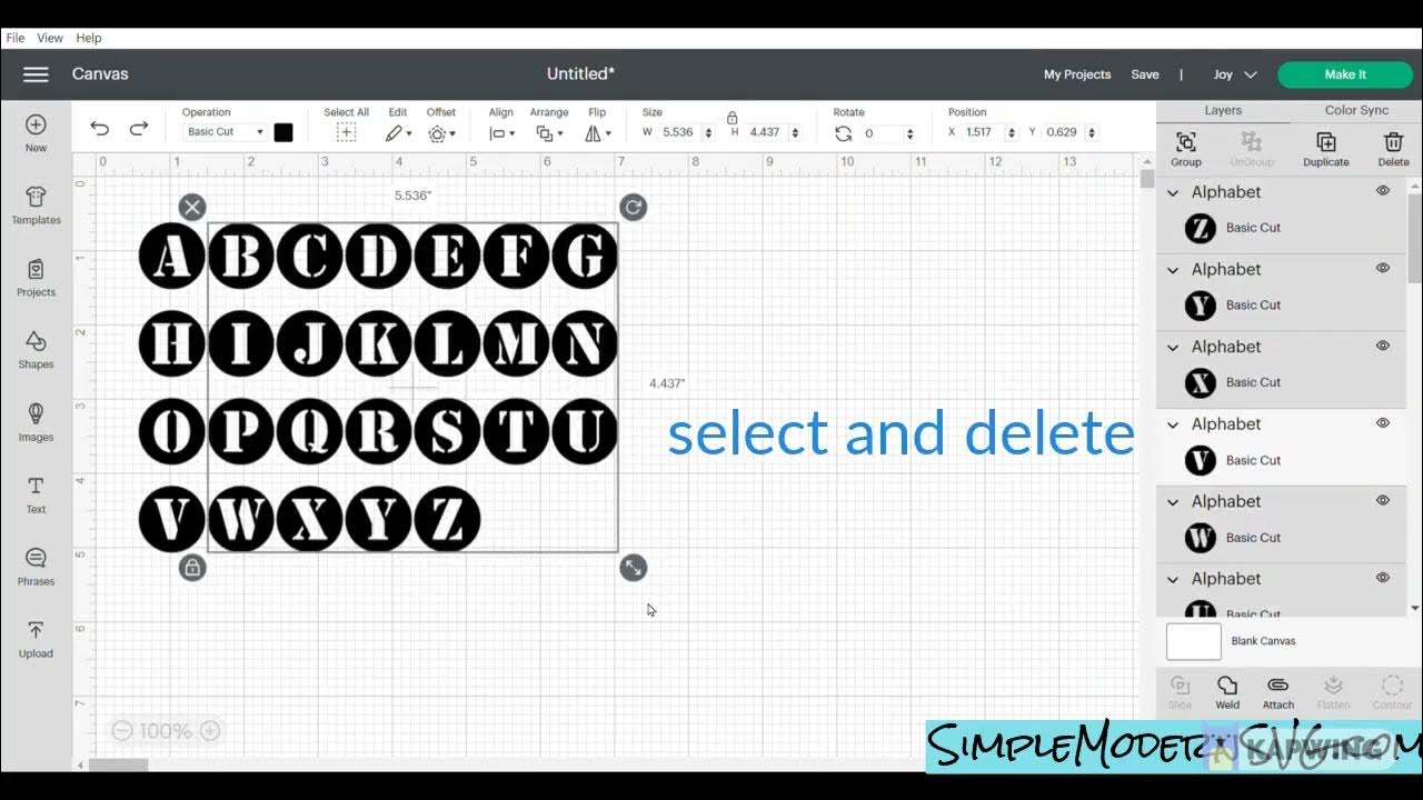 How To Ungroup Objects in a SVG File using Cricut Design - YouTube