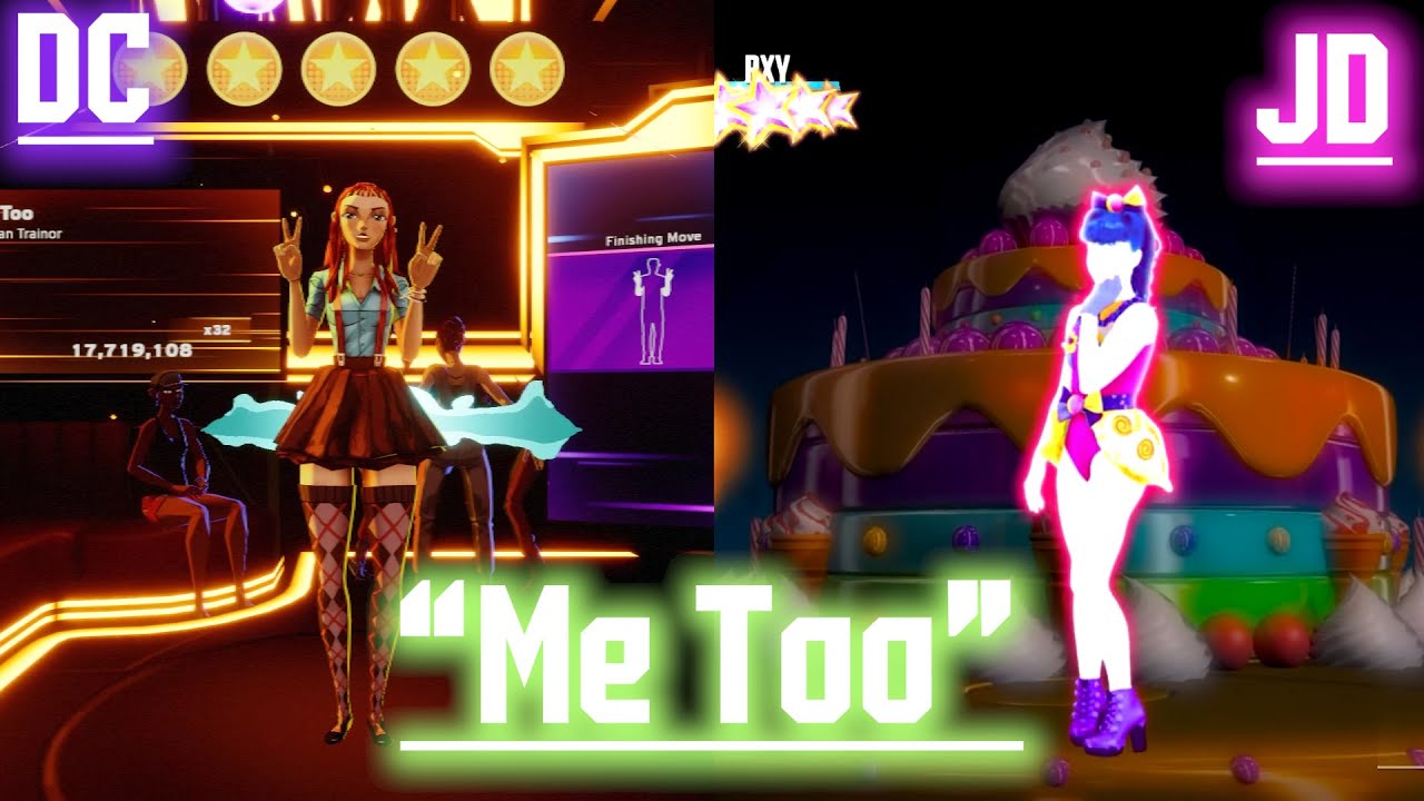 Just Dance/Dance Central Comparison: "Me Too" - YouTube