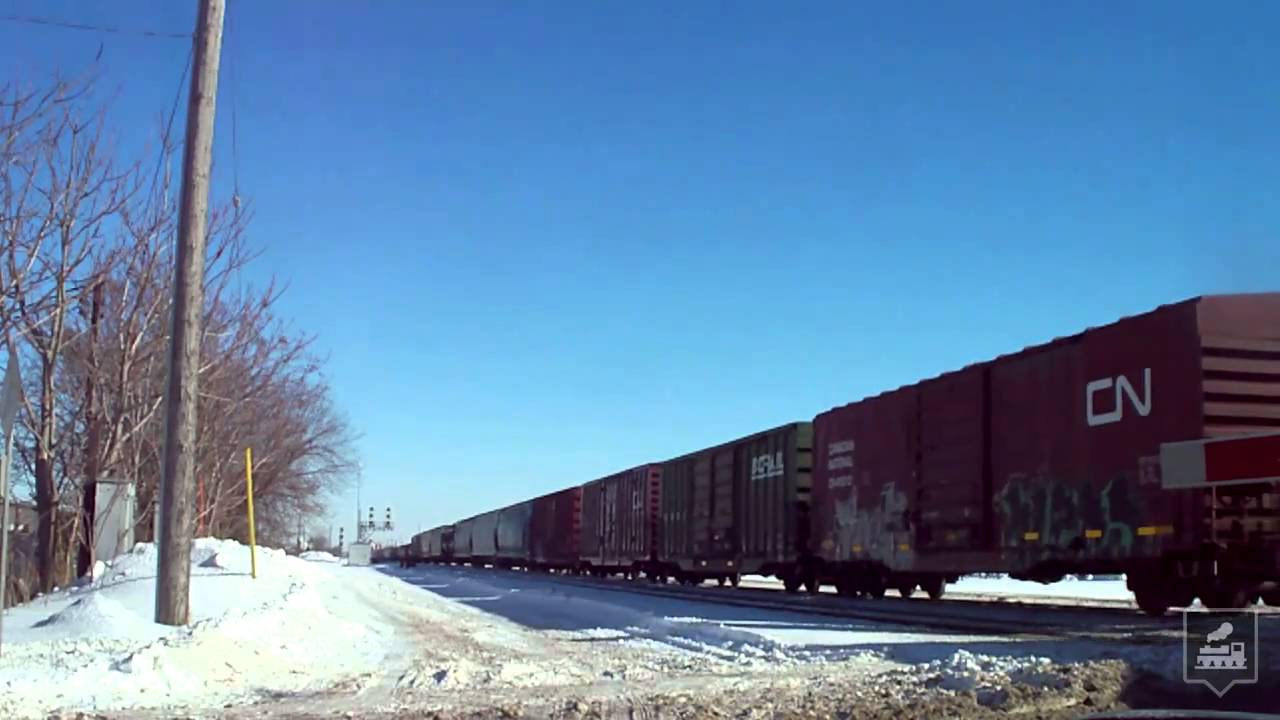 Two Train Meet at London Jct. - YouTube