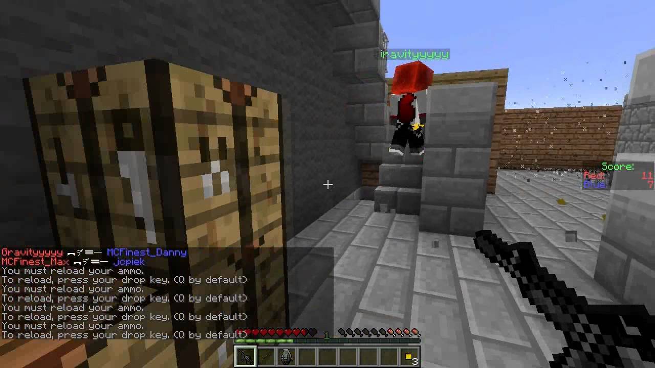 *NEW* Minecraft: MINESHOOTER MINIGAME! - YouTube