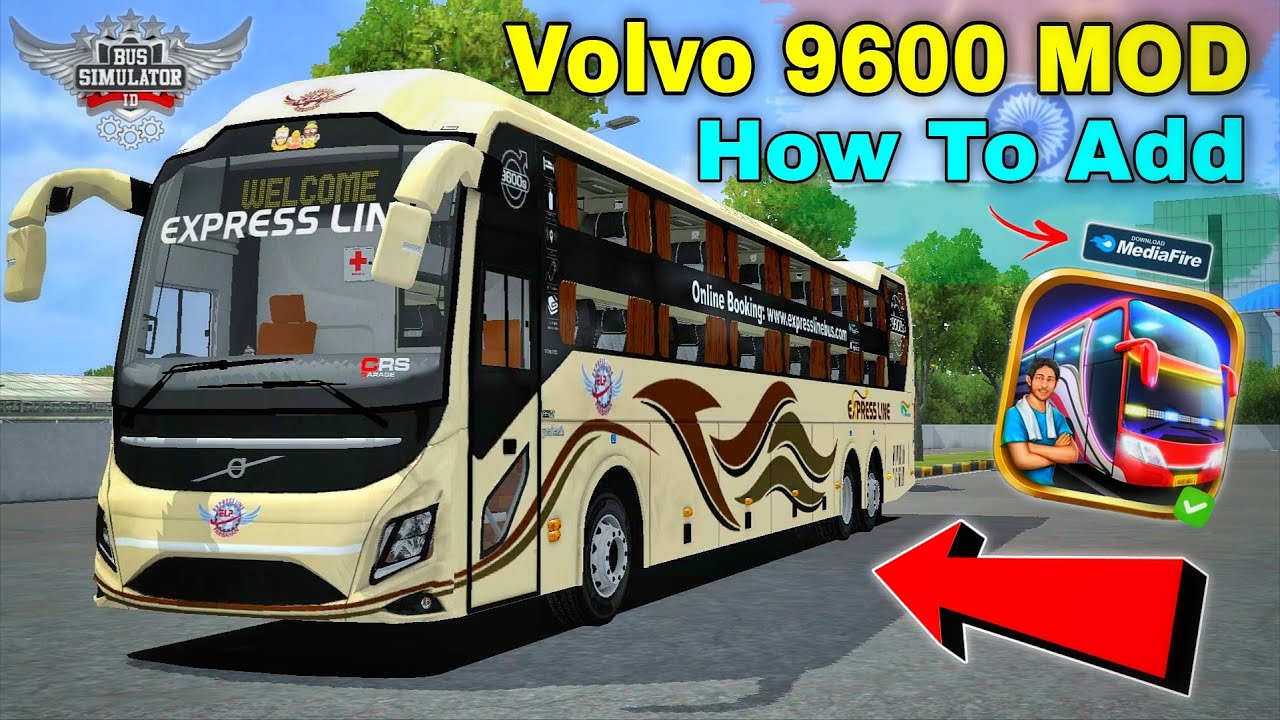 How To Add Volvo Bus Mod For Bussid 2025 Install Sleeper Indian Volvo ...