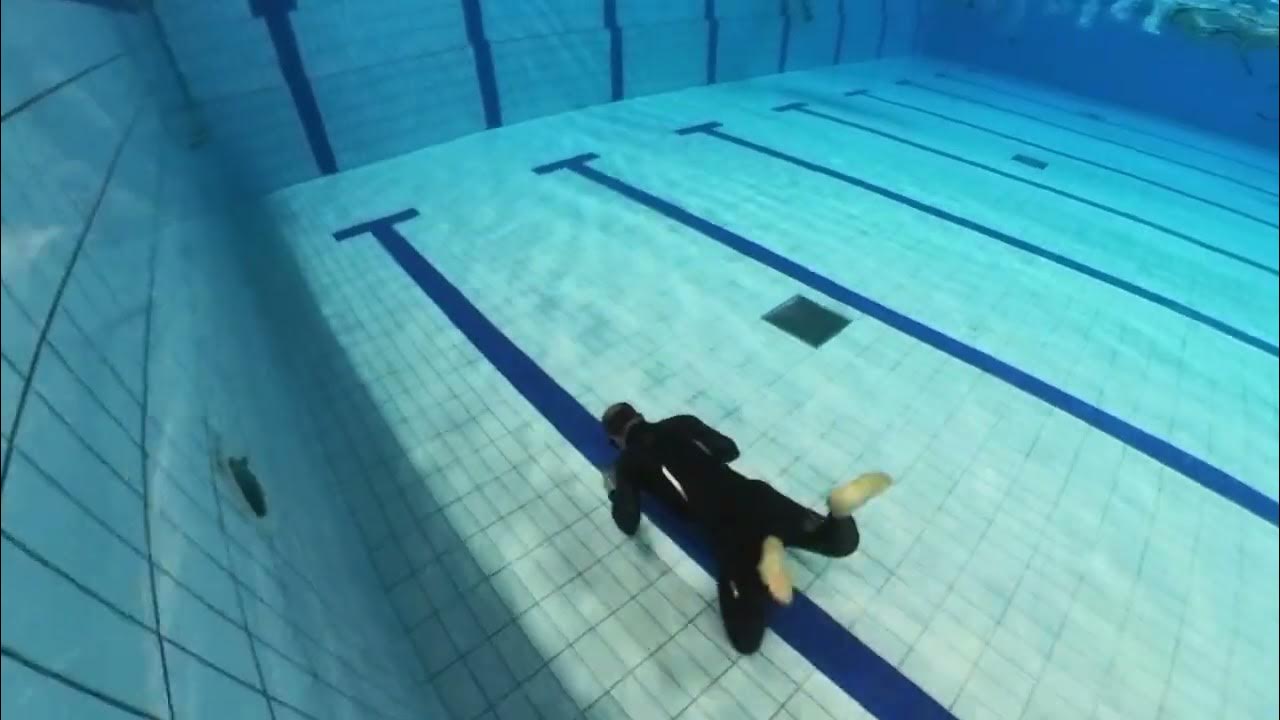 Apnée 123 M en Dynamique sans palmes DNF 31 janvier 2024 - YouTube