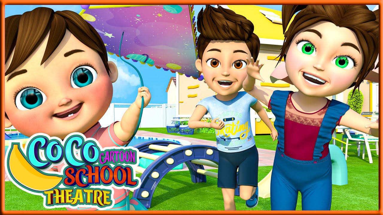 ️ Kite Day ️ +More | Coco Cartoon School Theater | Educational Cartoon ...