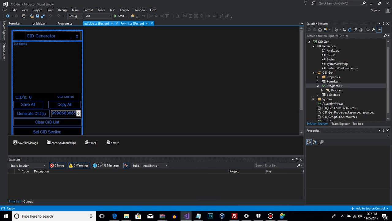 PS3 CID Generator *Decompiled By Me* - YouTube