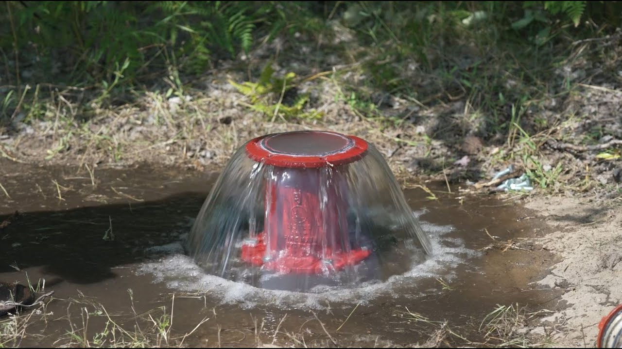 How to Flush an EJ Fire Hydrant for New Installations - YouTube