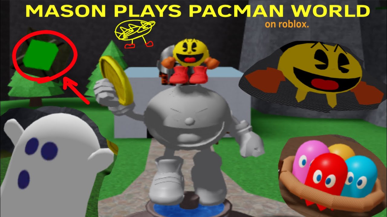 Mason plays PacMan World on Roblox - YouTube