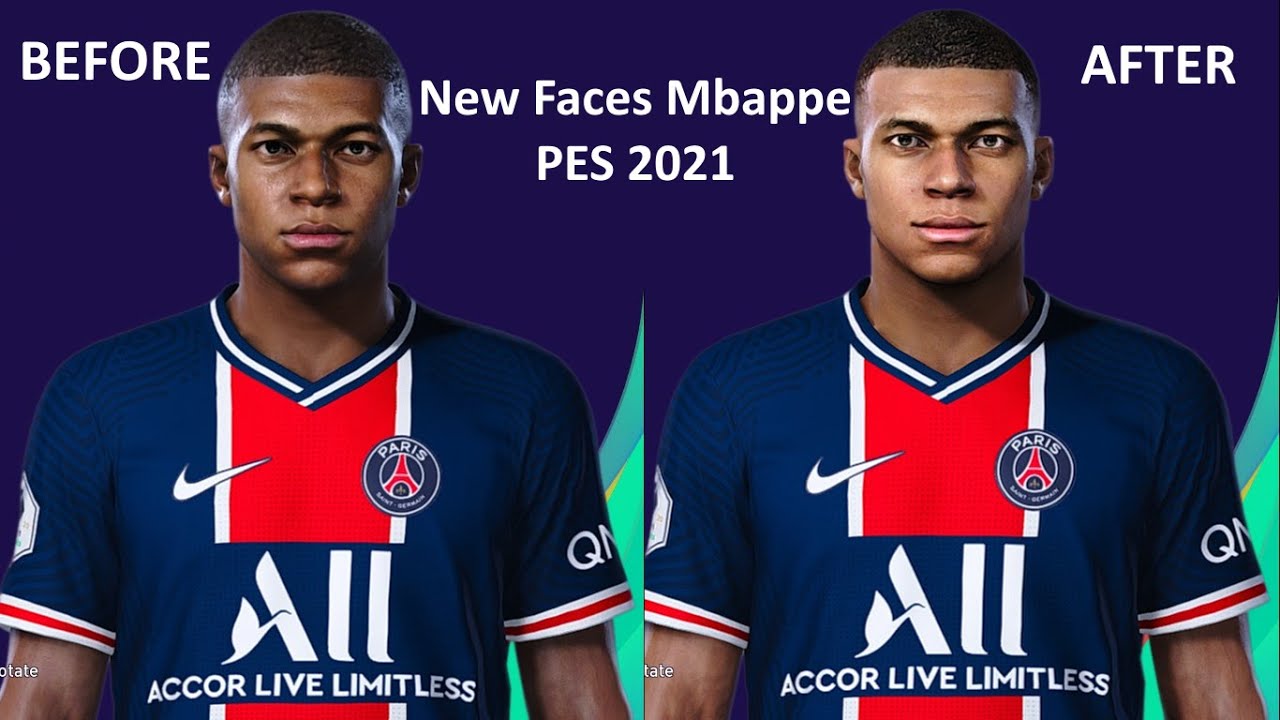 New Faces Mbappe PES 2021 - YouTube