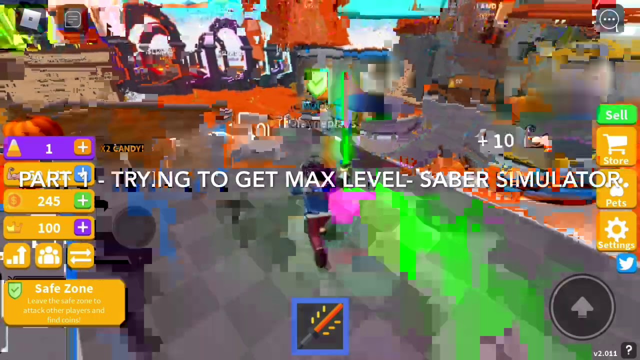 Can I get on the second level in saber simulator? - YouTube