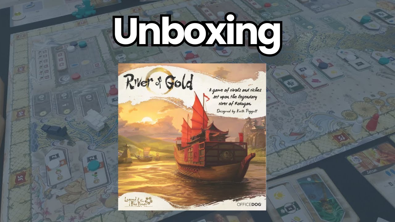 River of Gold Unboxing | First Impressions of This Stunning Euro Game ...