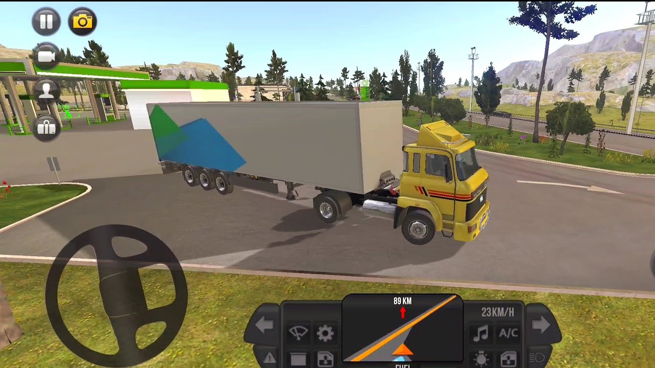 TRUCK SIMULATOR MOBILE GAME PLAY || MOBILE GAMEPLAY || #trucksimulater ...