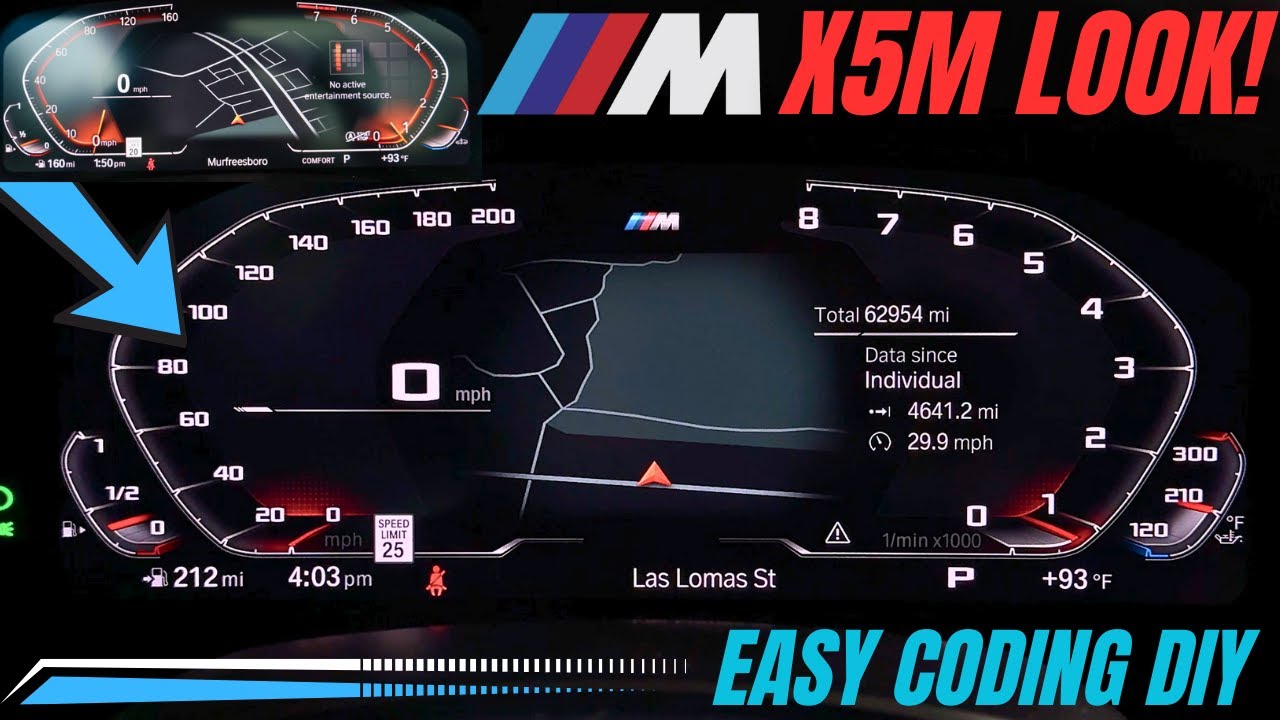 2019-2023 BMW X5 (G05) Cluster Upgrade (Standard VS ///M) | BimmerCode ...