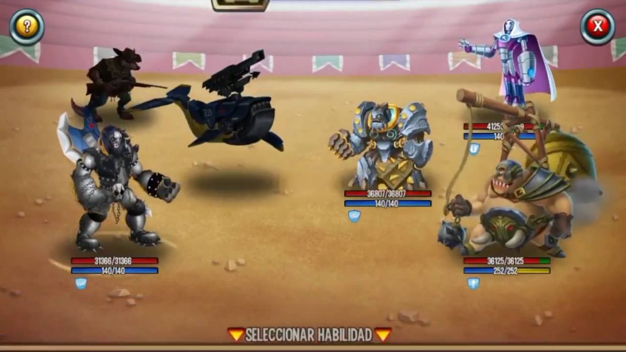 Monster Legends - Nautilus-1 - Nivel 1 al 90 & Combate - YouTube