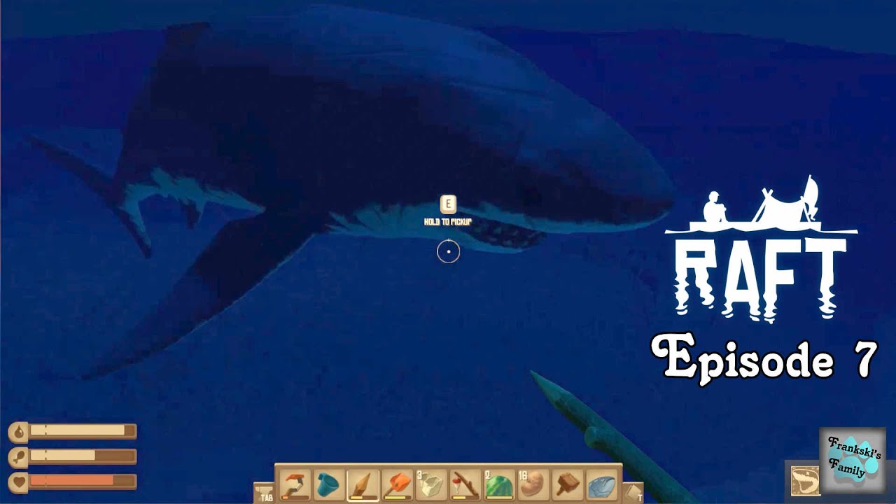 Raft- Episode 7- We Kill The Shark!!! - YouTube