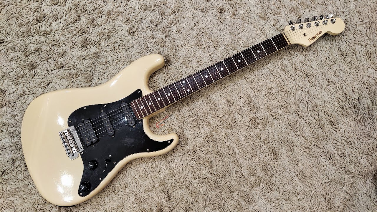 Fernandes SSH-40 WH, Japan 1986 - YouTube