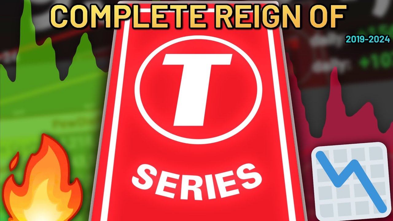 T-Series Complete YouTube Reign: 5 Years Visualized - YouTube