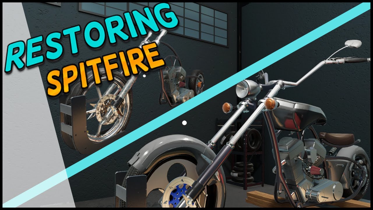 Restoring Spitfire - Motorcycle Mechanic Simulator 2021 - YouTube