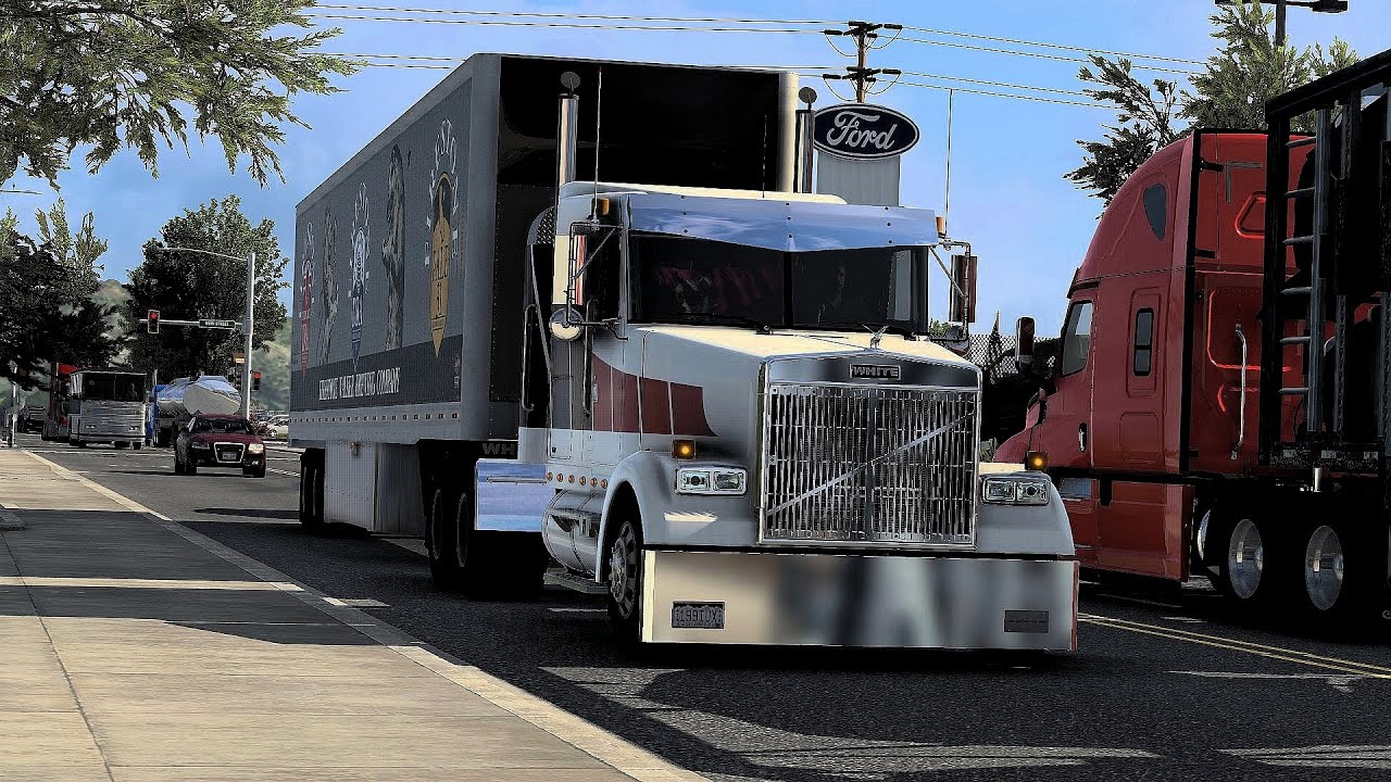ATS Mods [v1.47] Free Mod 90's Corporation Truck | American Truck ...