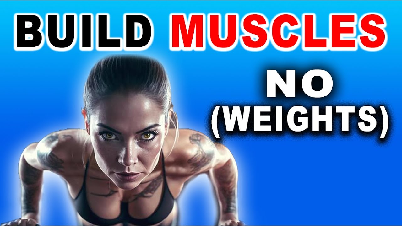 How to Build Muscle Faster WITHOUT Weights - YouTube