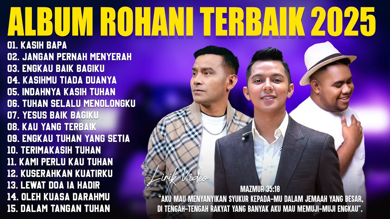 Lagu Rohani Judika, Andmesh & Michael Panjaitan Full Album (Lirik) Lagu ...