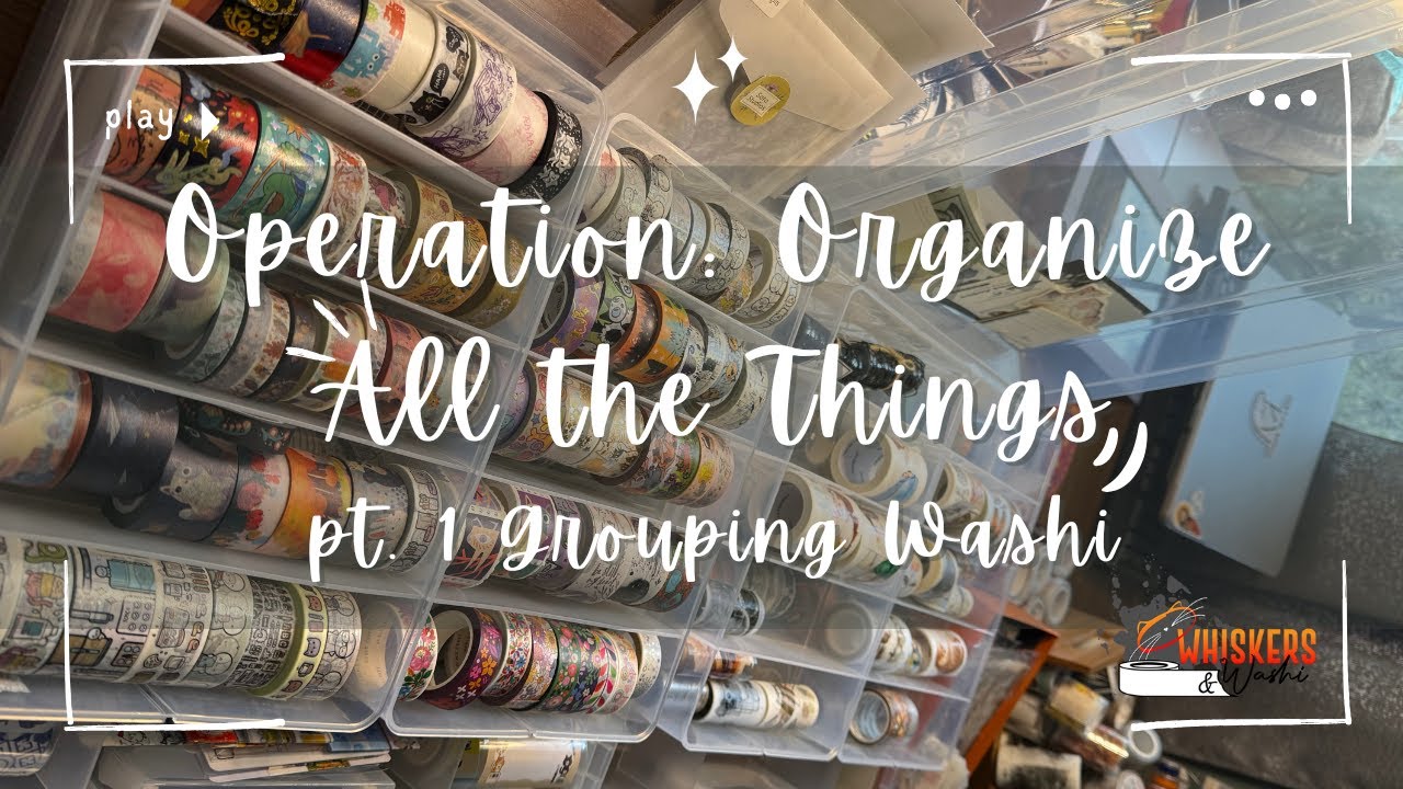 Operation: Organize All the Things (pt. 1 of 4 - Group Washi into ...