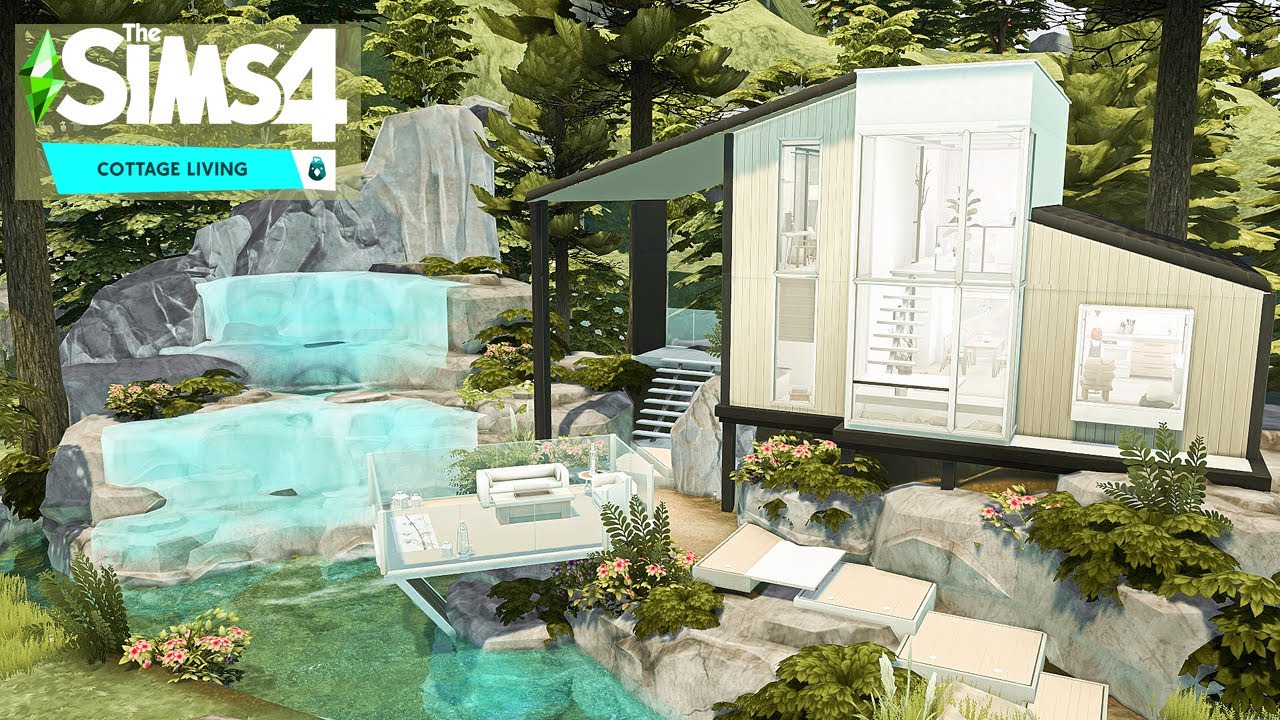 Modern Waterfall Lake House | Cottage Living | + story | No CC | Stop ...
