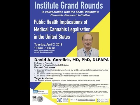 Semel Grand Rounds, 2019-04-02, Dr. David A. Gorelick - YouTube