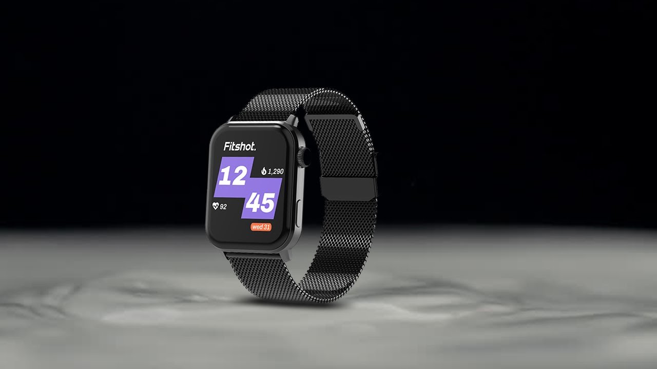 FitShot Crystal Smartwatch With 1.8″ AMOLED Screen - YouTube