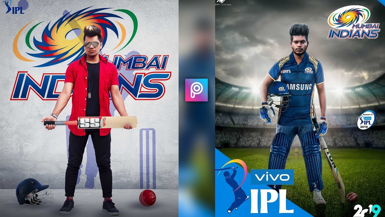 PicsArt IPL Team Concept Photo Editing Tutorial in picsart Step by Step ...