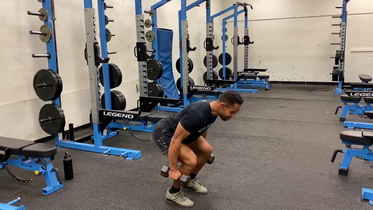 DB Squat Jump - YouTube