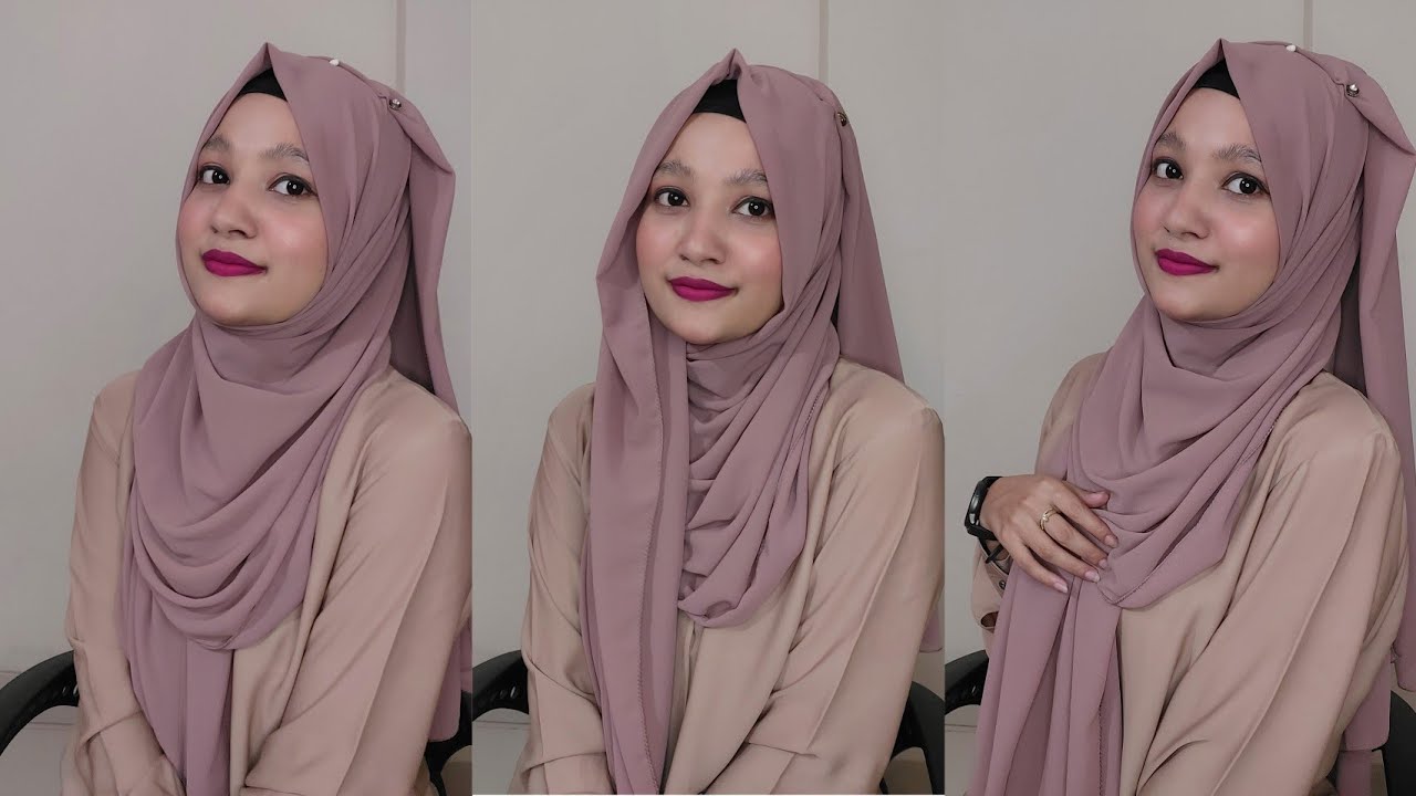 Two Different Hijab Tutorials - YouTube