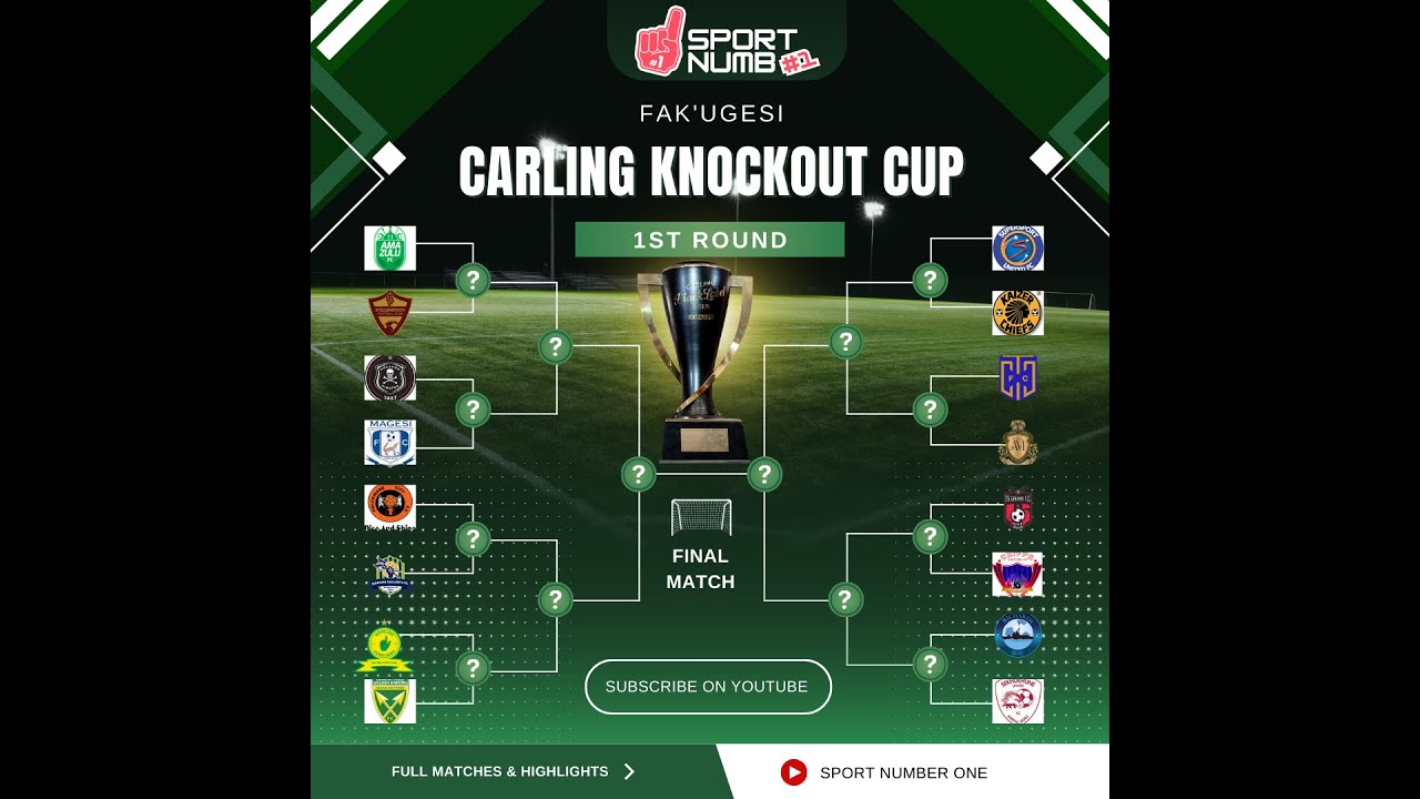 2024 Carling Knockout Cup Fixtures | First Round 🏆⚽ - YouTube