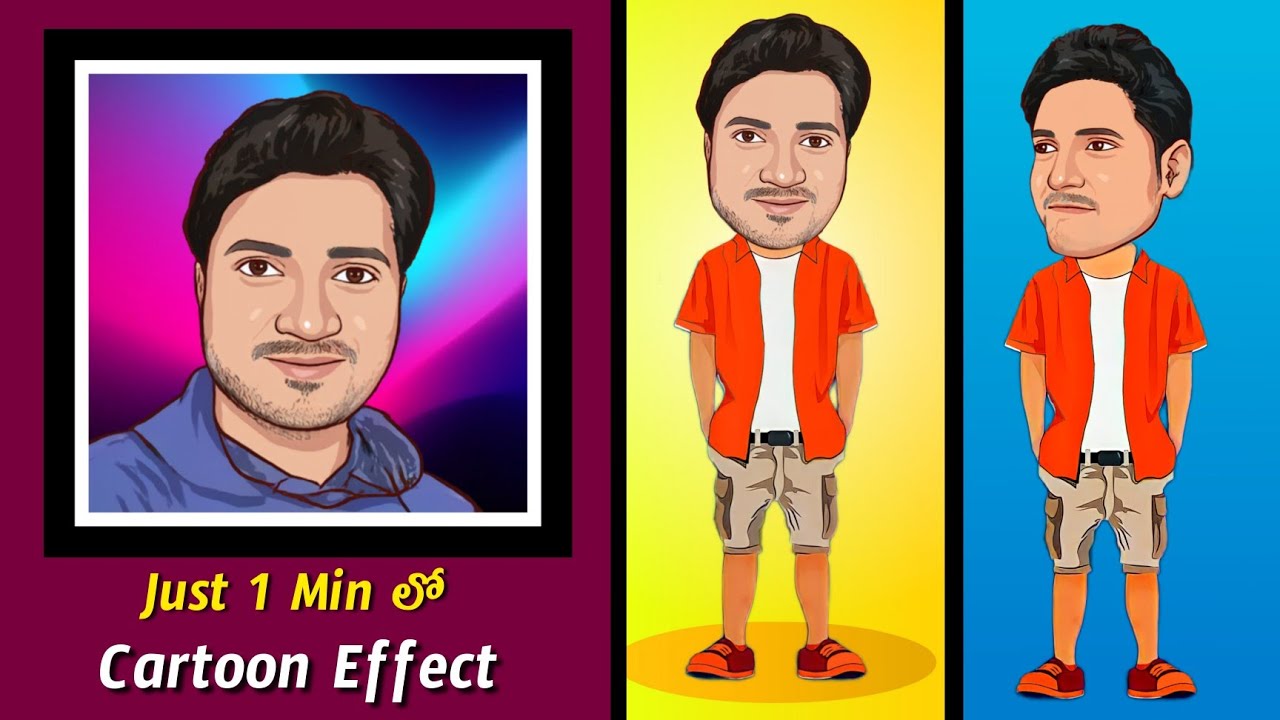 How to create cartoon picture in picsart|How to create cartoon picture ...