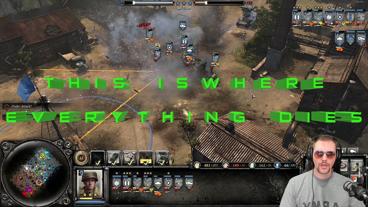 [CoH2] 3v3 - Angermunde Domination - I love this map - YouTube