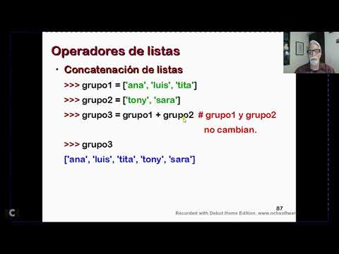 Usando los operadores de concatenación, repetición y membresía para ...