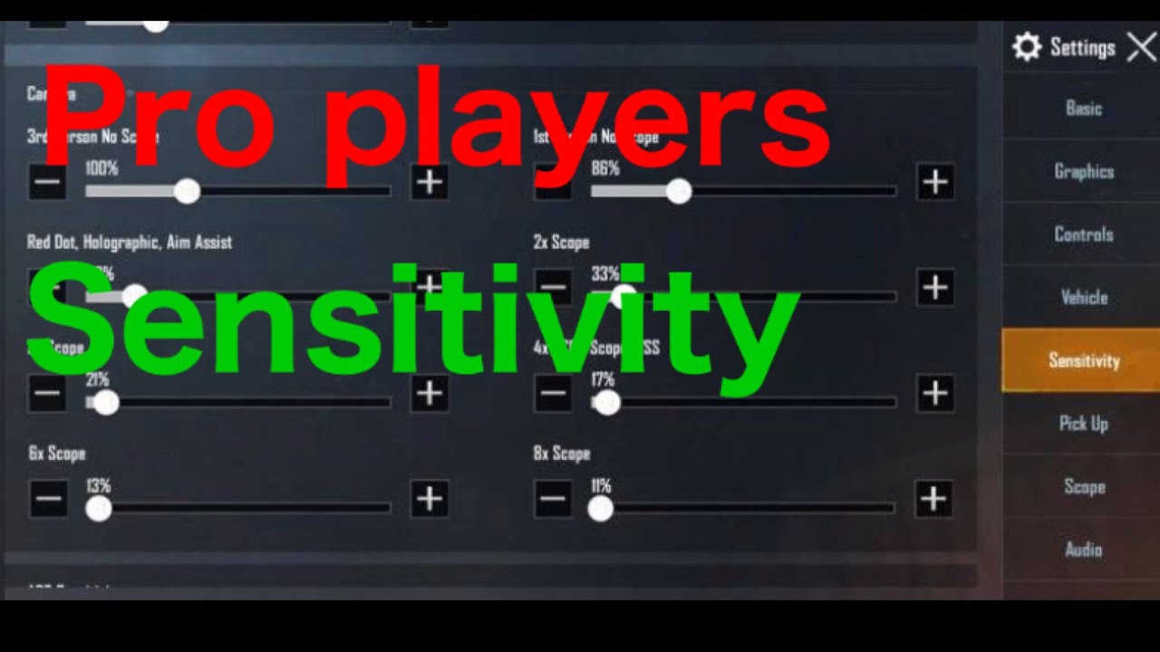 Best Sensitivity for pro players - YouTube